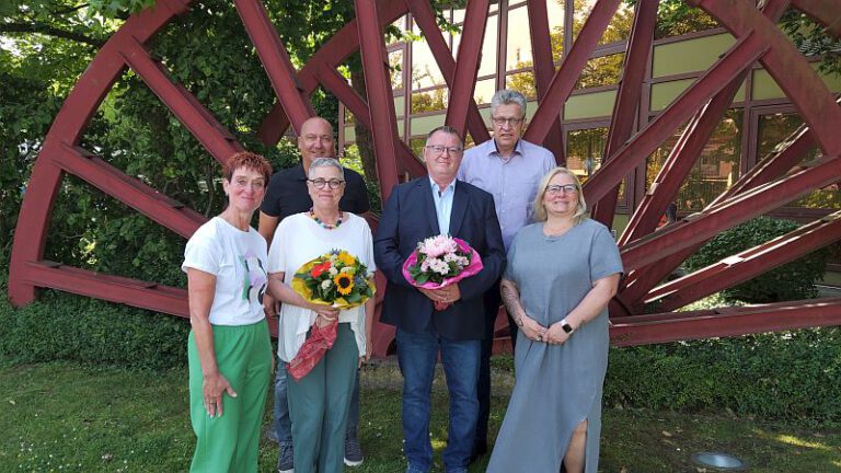 Andrea Brinkmann und Meik Bott: Arbeitsjubiläen bei der Stadt Bergkamen ...